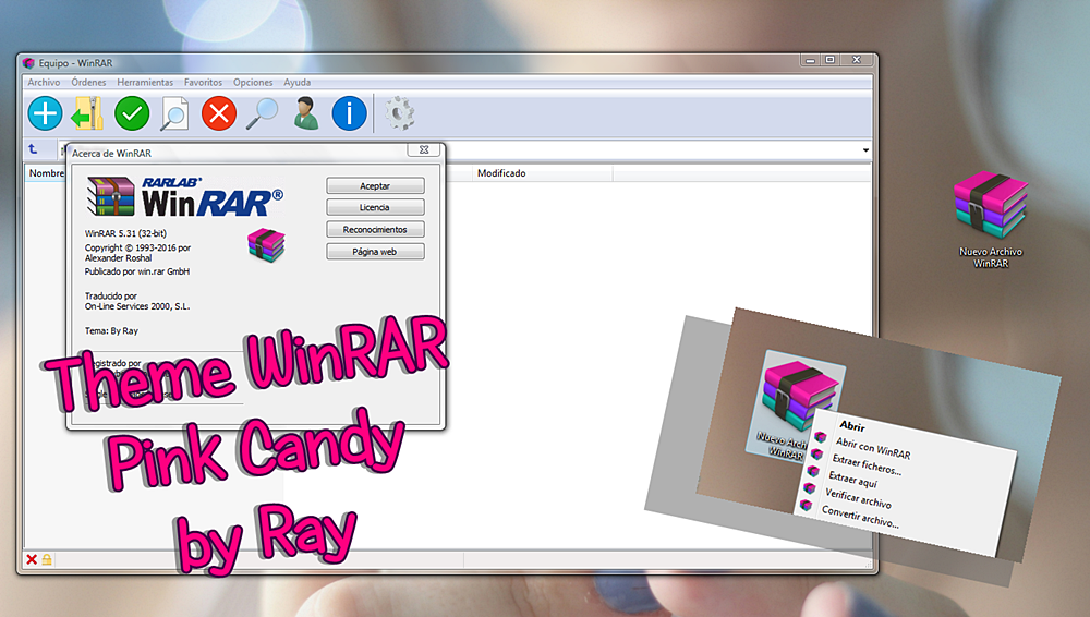 Pink Candy WinRAR Theme by Raiiy on DeviantArt