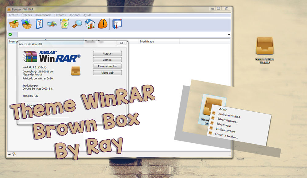 Brown Box WinRAR Theme by Raiiy on DeviantArt