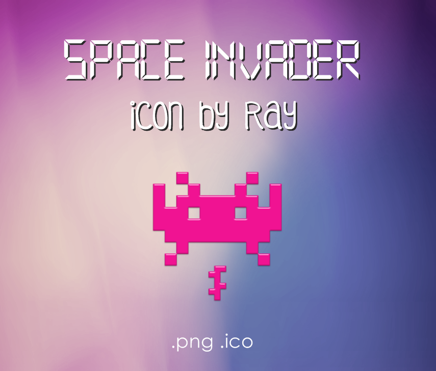 Space Invader Icon by Ray by Raiiy on DeviantArt