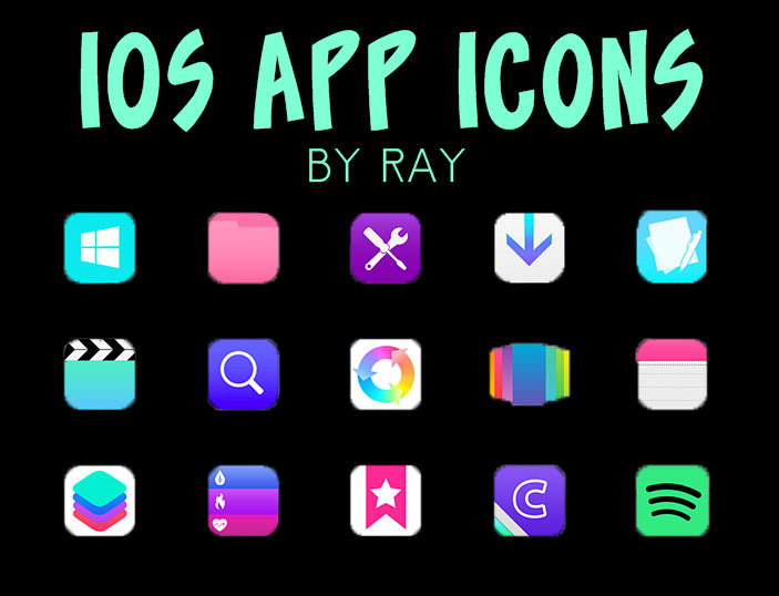 iOS App Icons by Ray by Raiiy on DeviantArt