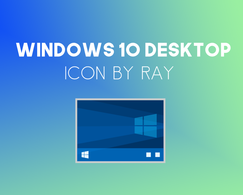 Desktop Flat Icon by Ray by Raiiy on DeviantArt
