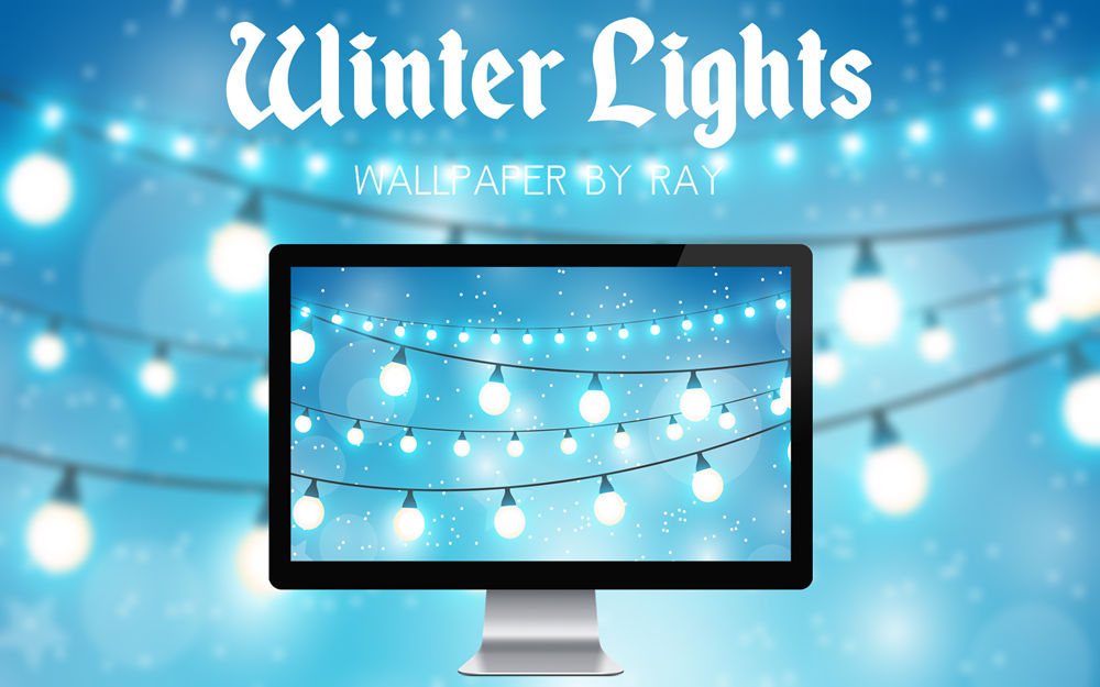 Winter Lights Wallpaper by Ray by Raiiy on DeviantArt