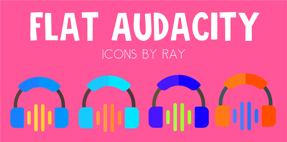 Flat Audacity Icons by Ray by Raiiy on DeviantArt