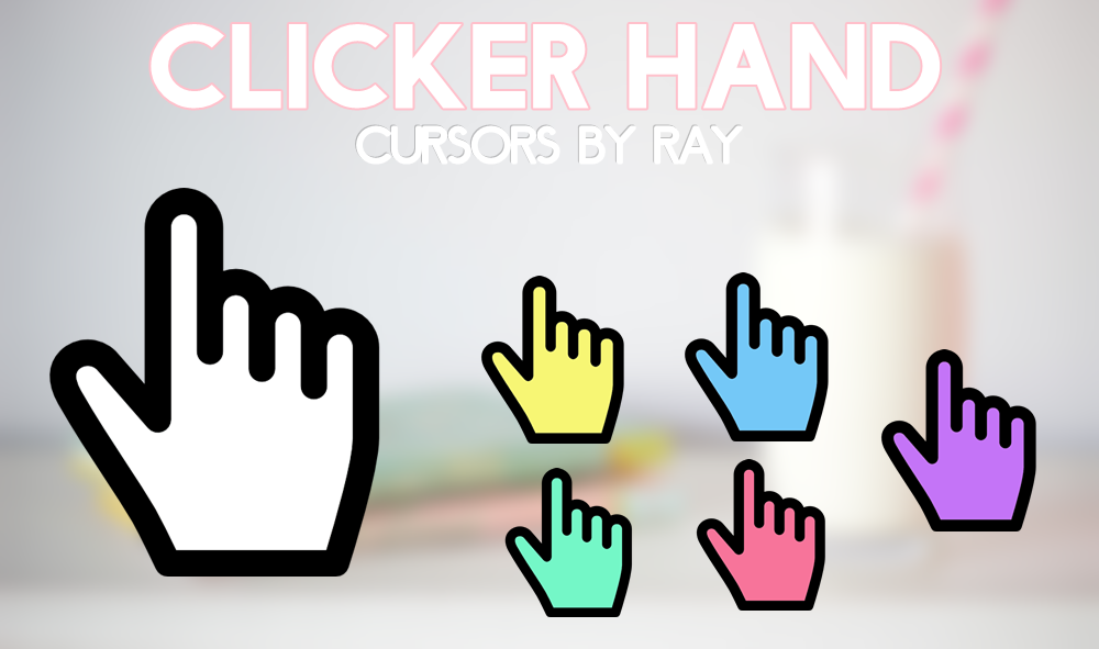 Clicker Hands Cursors by Ray by Raiiy on DeviantArt