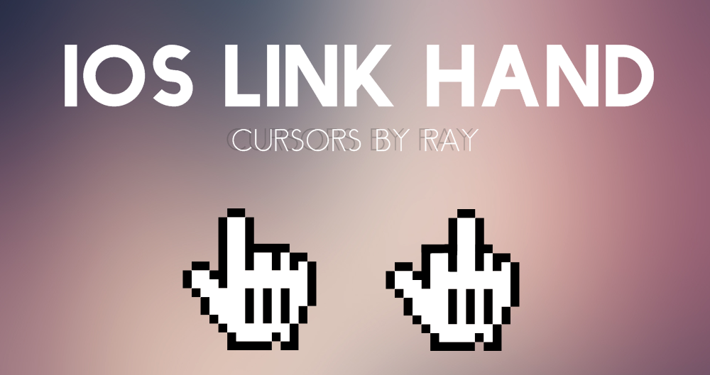 iOS Link Hand Cursor by Ray by Raiiy on DeviantArt
