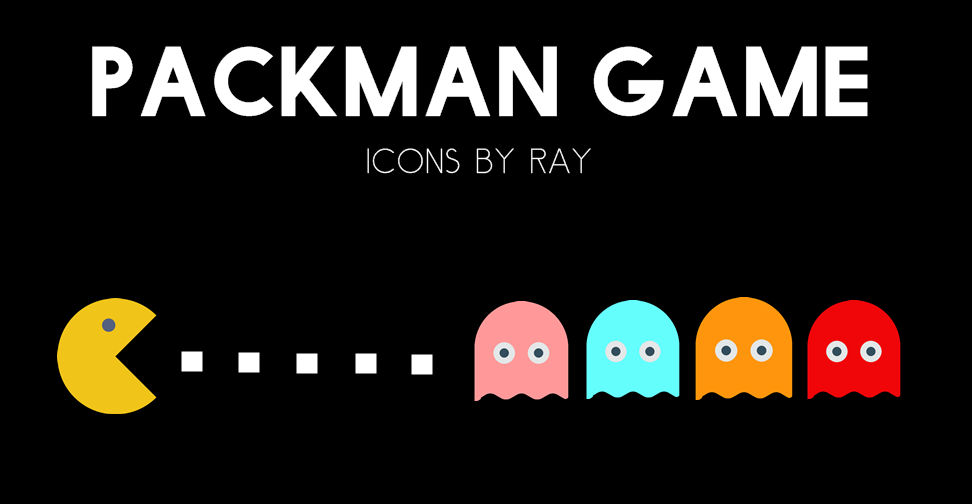 Packman Game Icons by Ray by Raiiy on DeviantArt