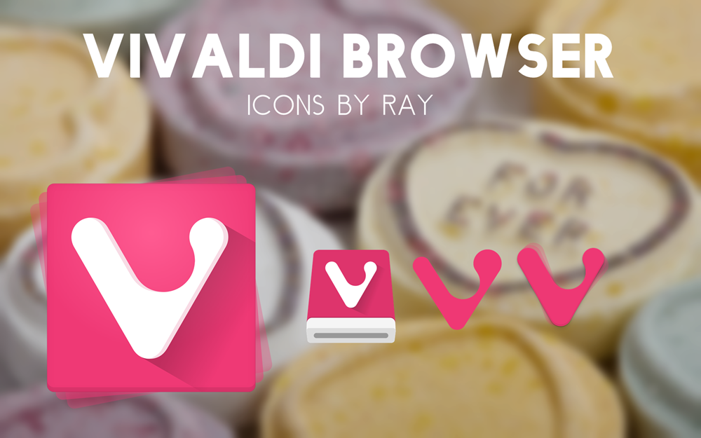 Vivaldi Pink Style Icons by Ray by Raiiy on DeviantArt