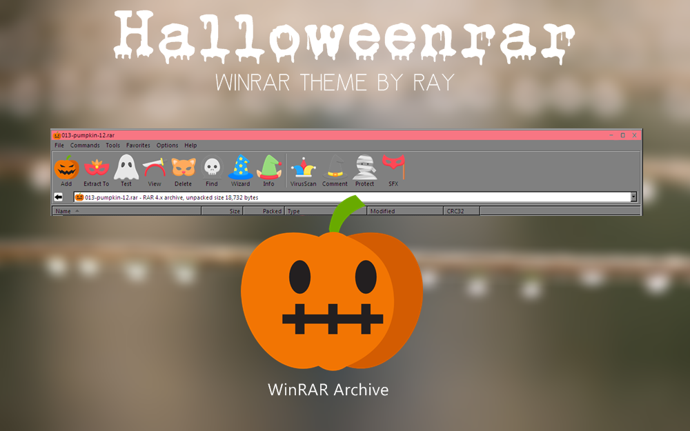 Halloweenrar Winrar Theme by Ray by Raiiy on DeviantArt
