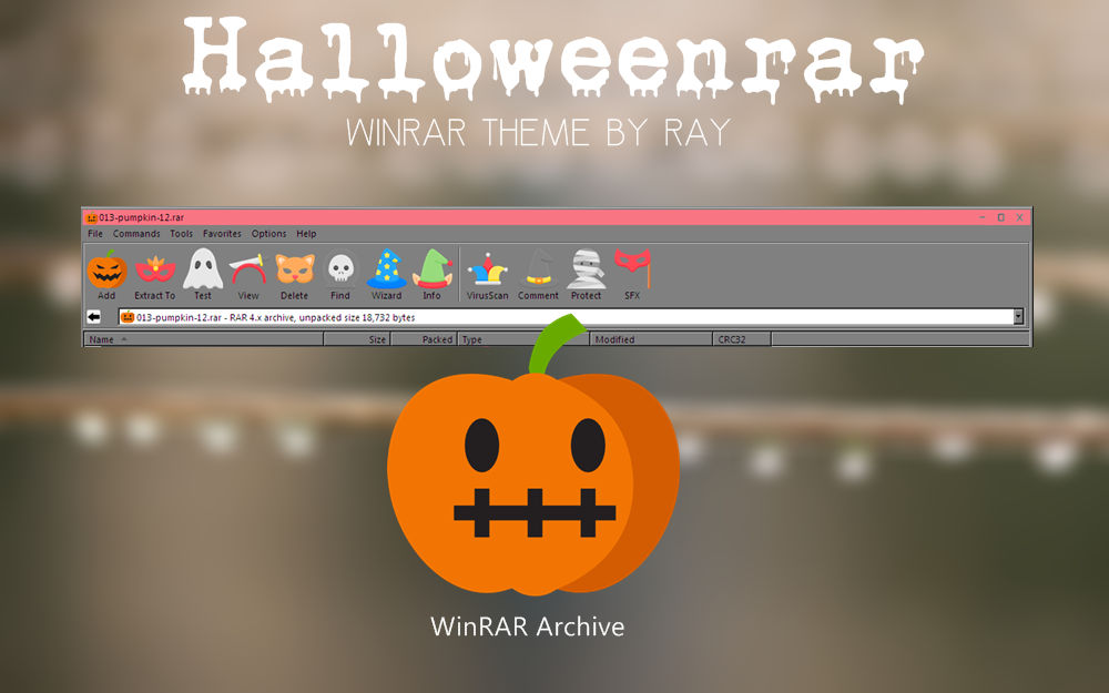 Halloweenrar Winrar Theme by Ray by Raiiy on DeviantArt