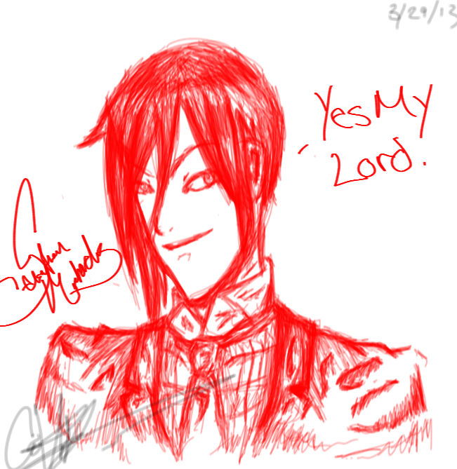 Sebastian In Red by nightmarefreak101 on DeviantArt