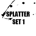 Splatter Brush Set 1 by ScottDBailey on DeviantArt