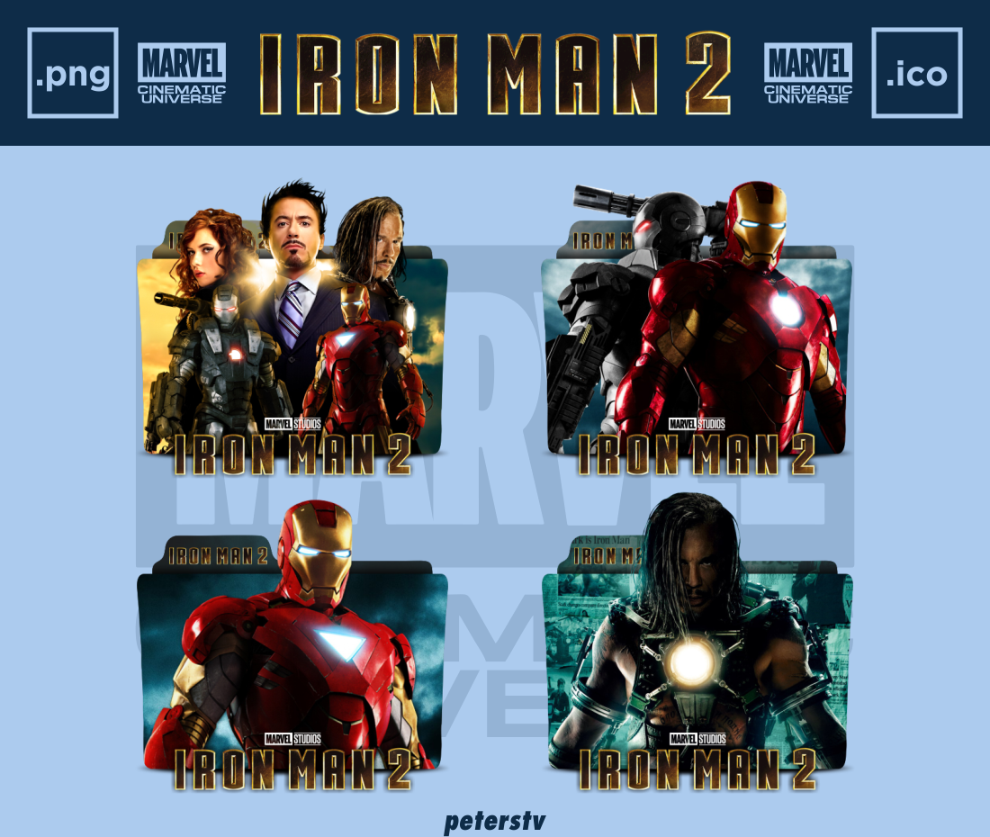 Iron Man 2 2010 Folder Icon Pack by peterstv on DeviantArt