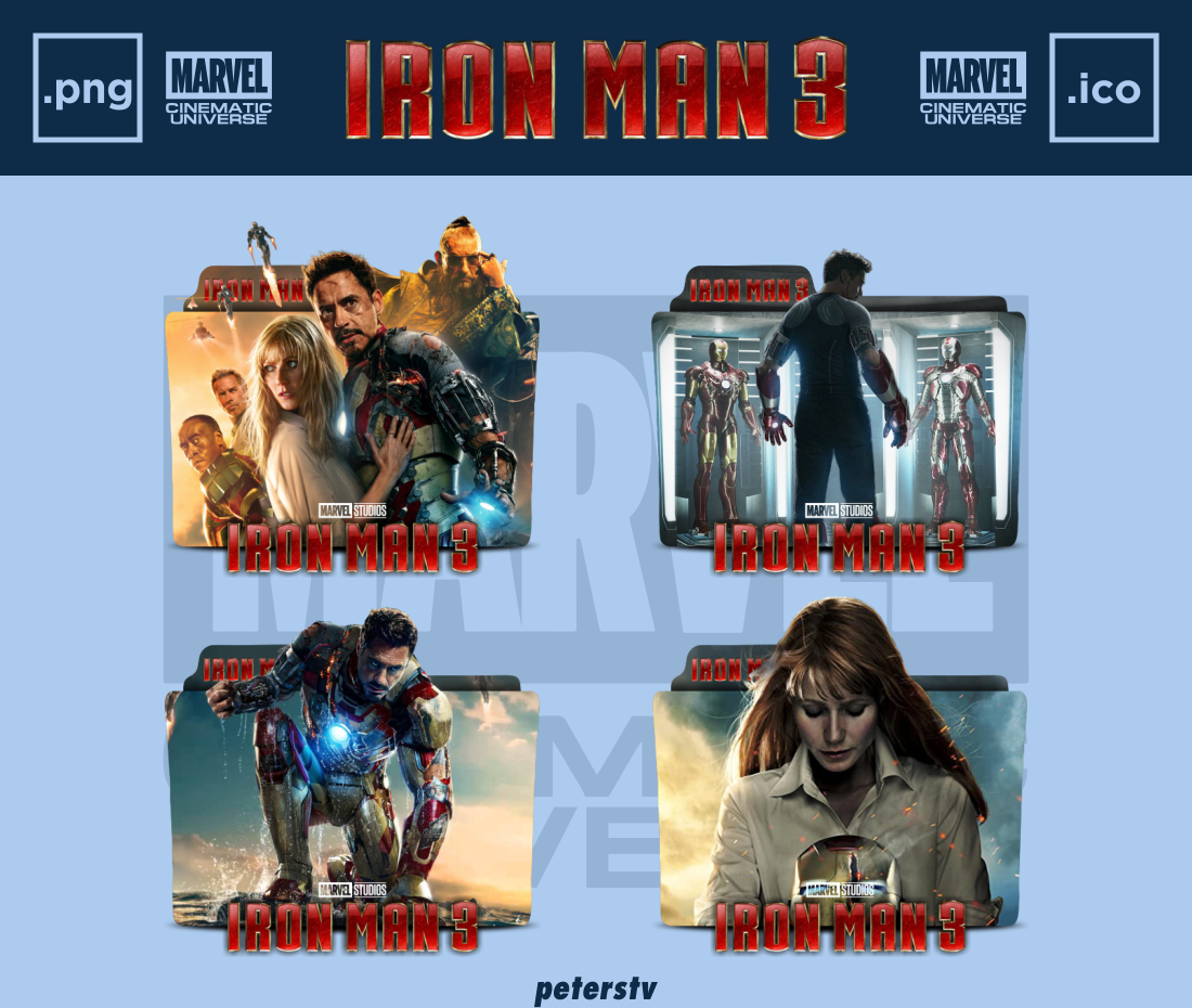 Iron Man 3 2013 Folder Icon Pack by peterstv on DeviantArt