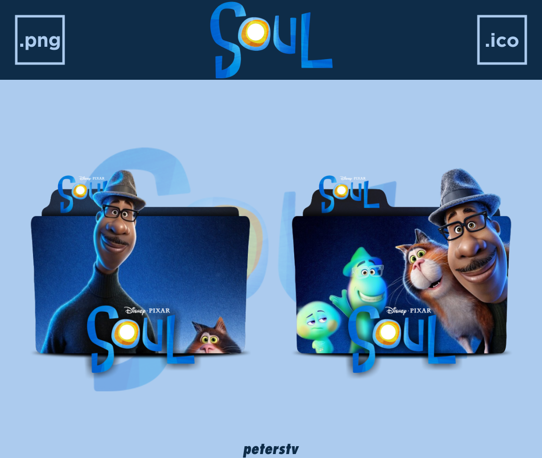 Soul 2020 Folder Icon Pack by peterstv on DeviantArt