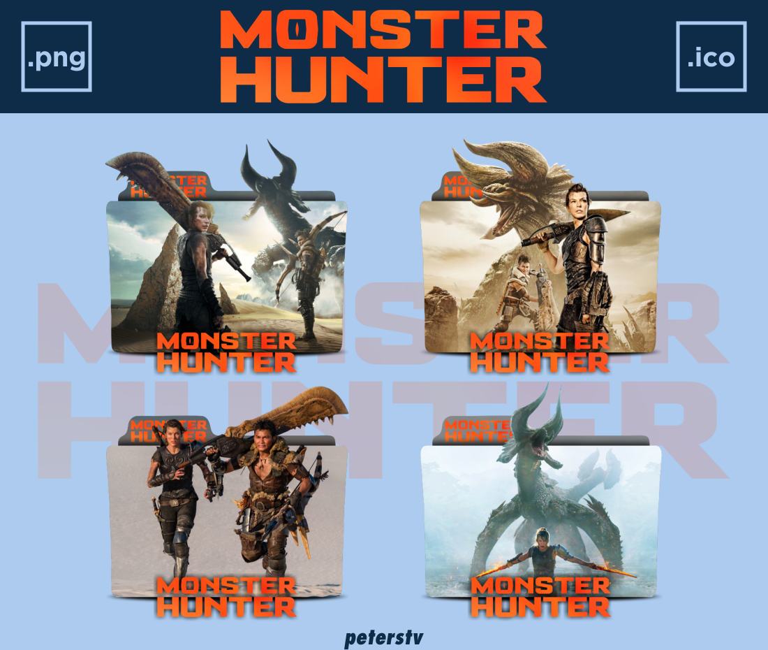 Monster Hunter 2020 Folder Icon Pack by peterstv on DeviantArt
