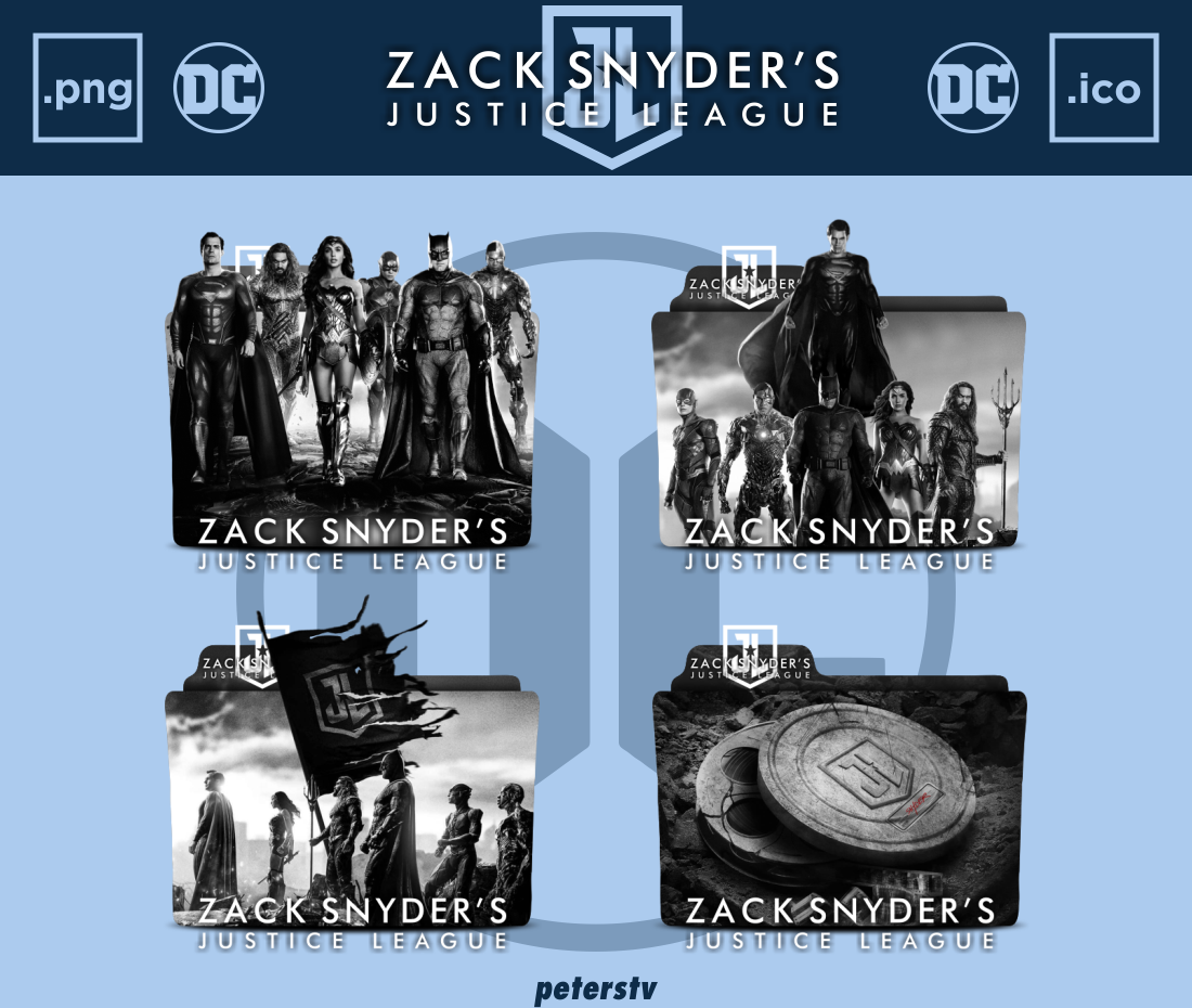 Zack Snyder's Justice League 2021 Folder Icon Pack by peterstv on ...