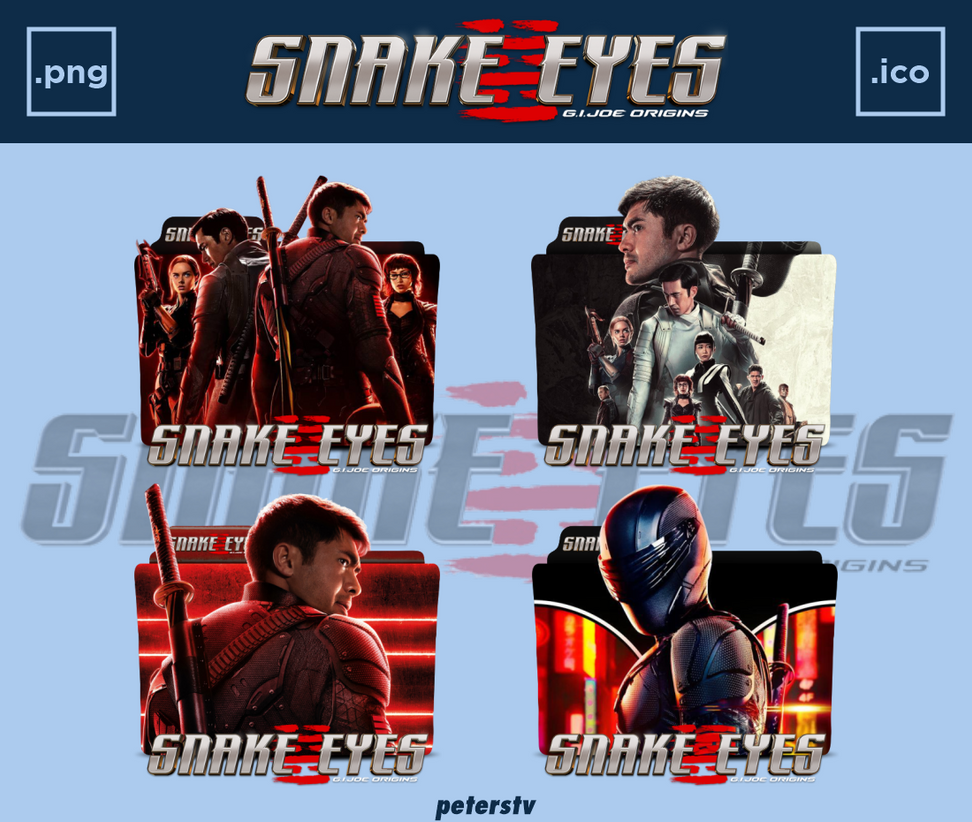 Snake Eyes 2021 Folder Icon Pack by peterstv on DeviantArt