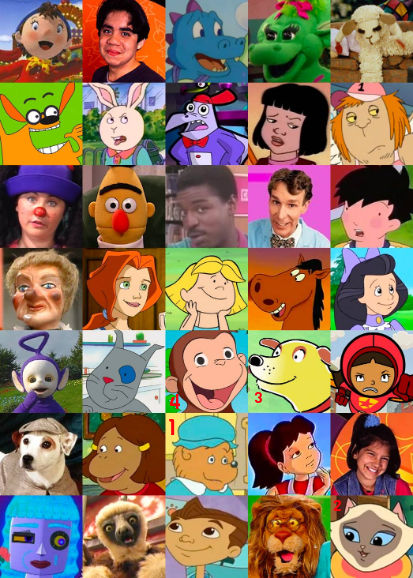 my 4 favorite pbs kids characters by TyMore2000 on DeviantArt