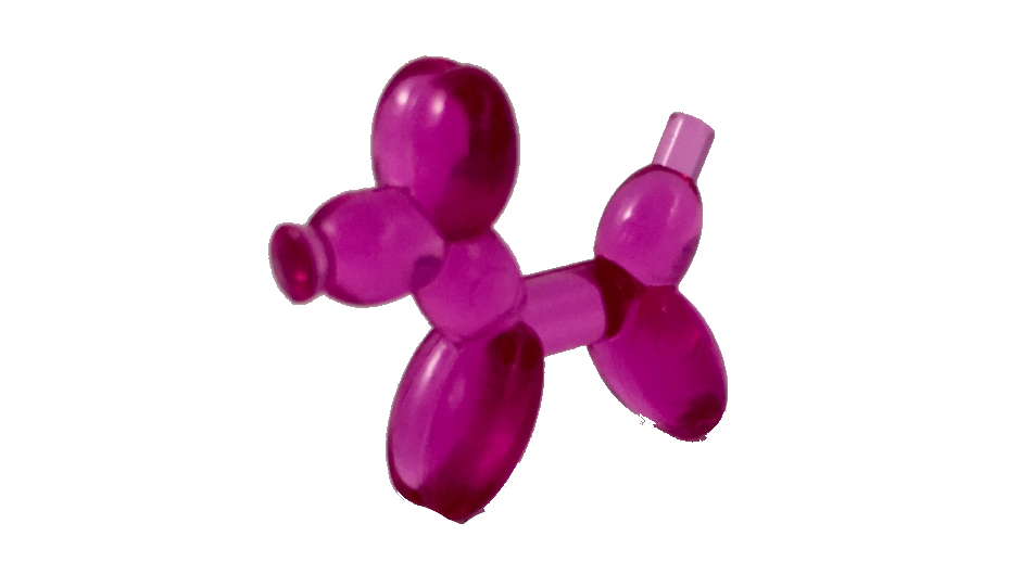 lego dog balloon piece (pink) by TyMore2000 on DeviantArt