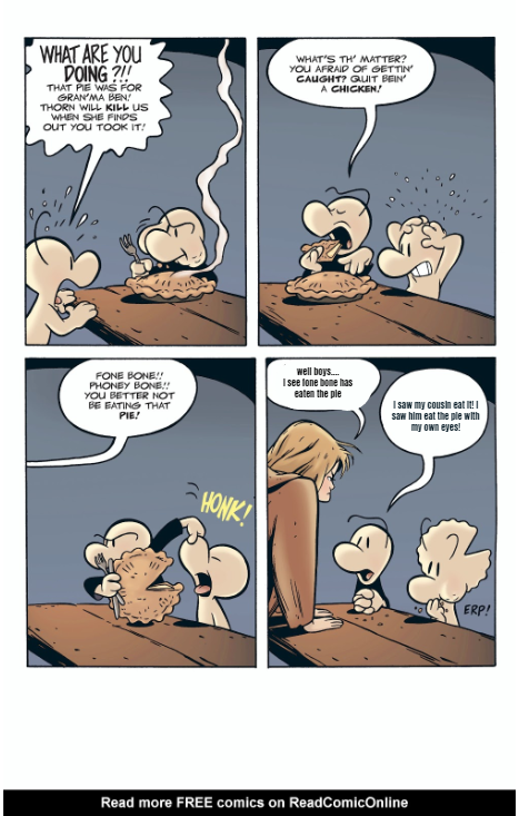 funny fone bone comic page 1 by TyMore2000 on DeviantArt