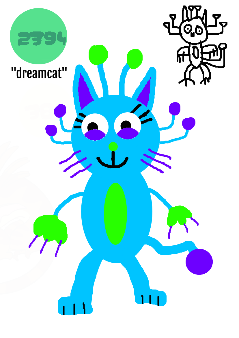 experiment 2394: dreamcat by TyMore2000 on DeviantArt