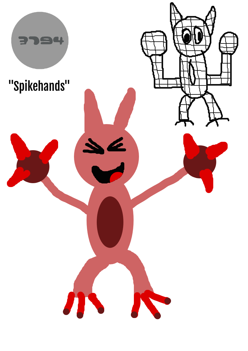 Experiment 3794: Spikehands by TyMore2000 on DeviantArt