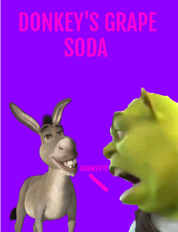 donkey's grape soda by TyMore2000 on DeviantArt