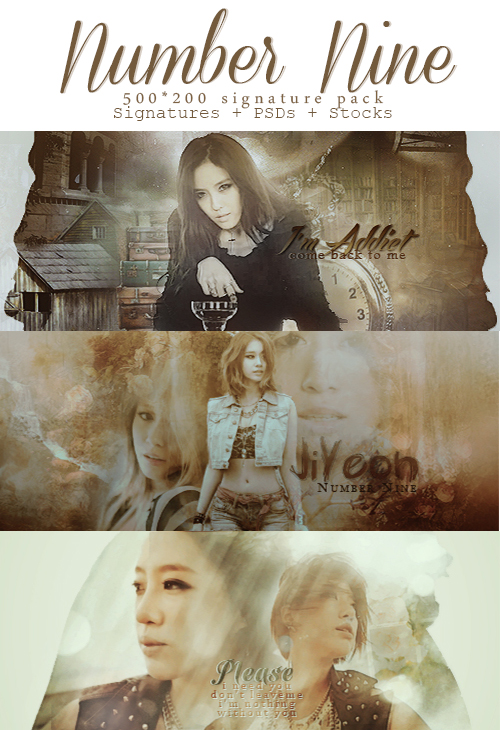 [PSD] Number Nine Sign Pack by SammyYun on DeviantArt
