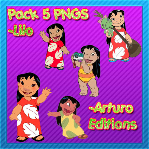 Pack 5 PNGS Lilo by ArturoEditions on DeviantArt