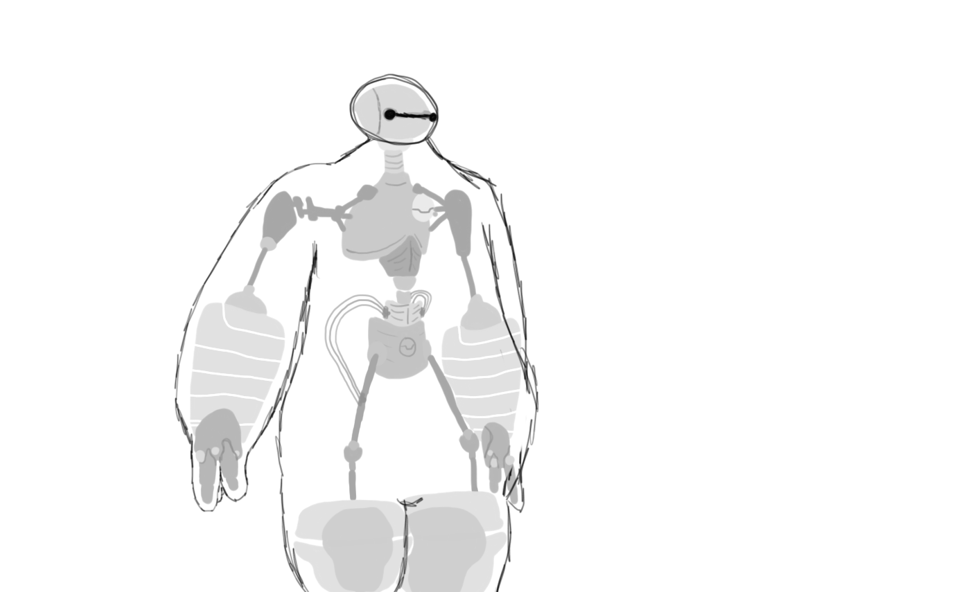 Inside Baymax by fabelknap on DeviantArt