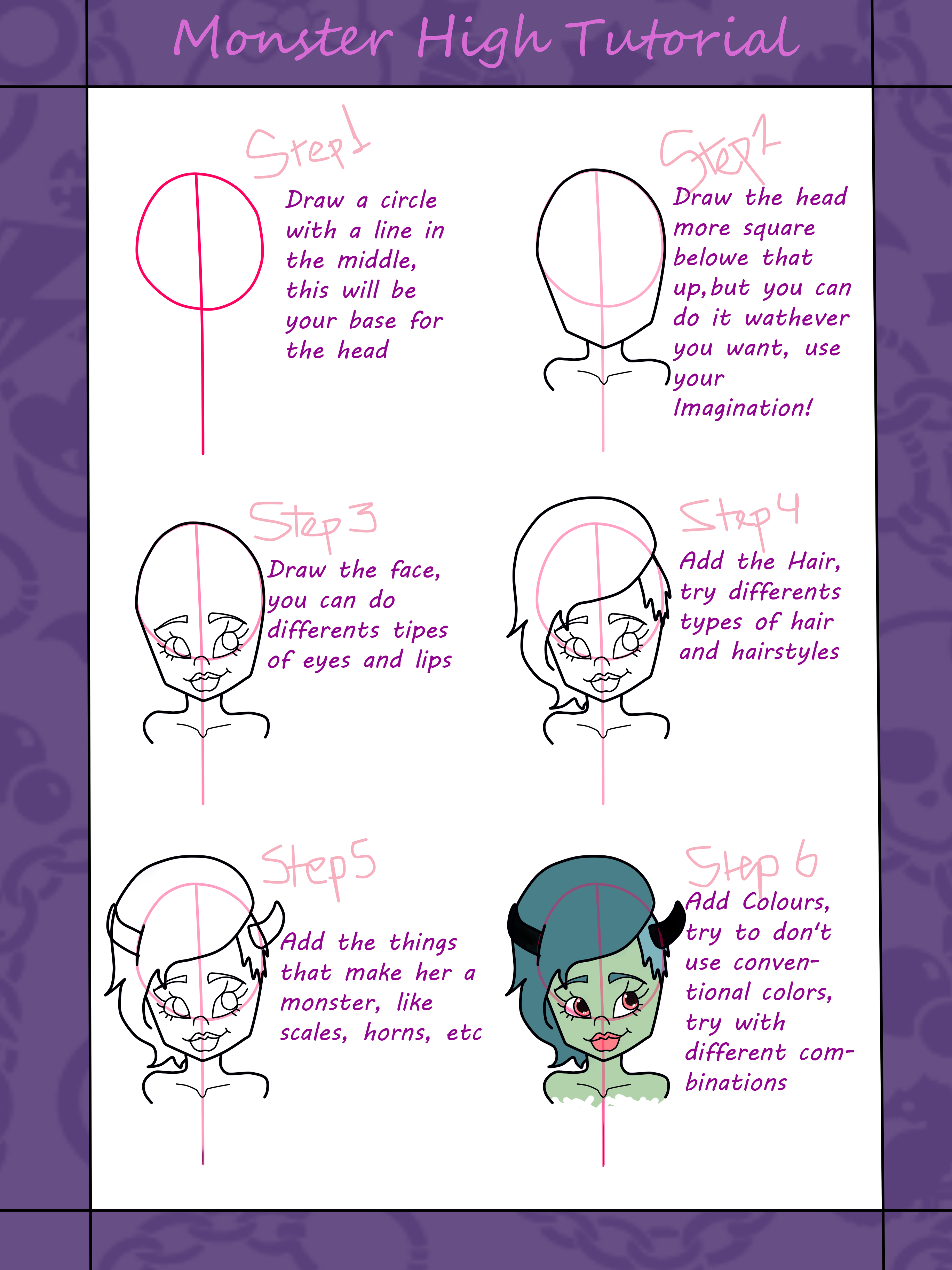 Monster High Style Tutorial by fyimcool on DeviantArt