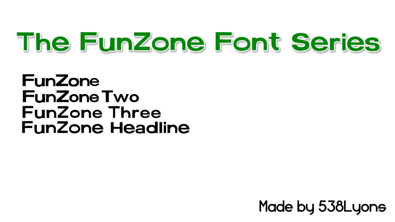 FunZone Font Series by DLEDeviant on DeviantArt