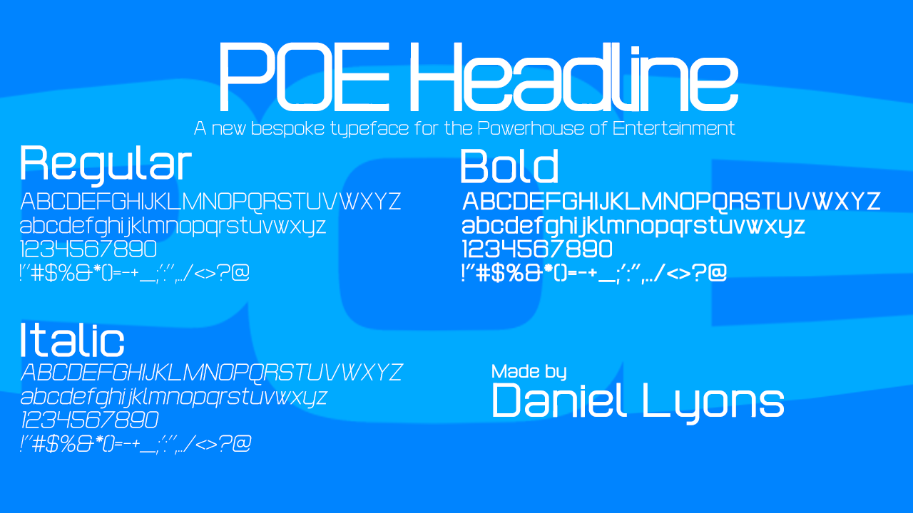 POE Headline Font Family by DLEDeviant on DeviantArt
