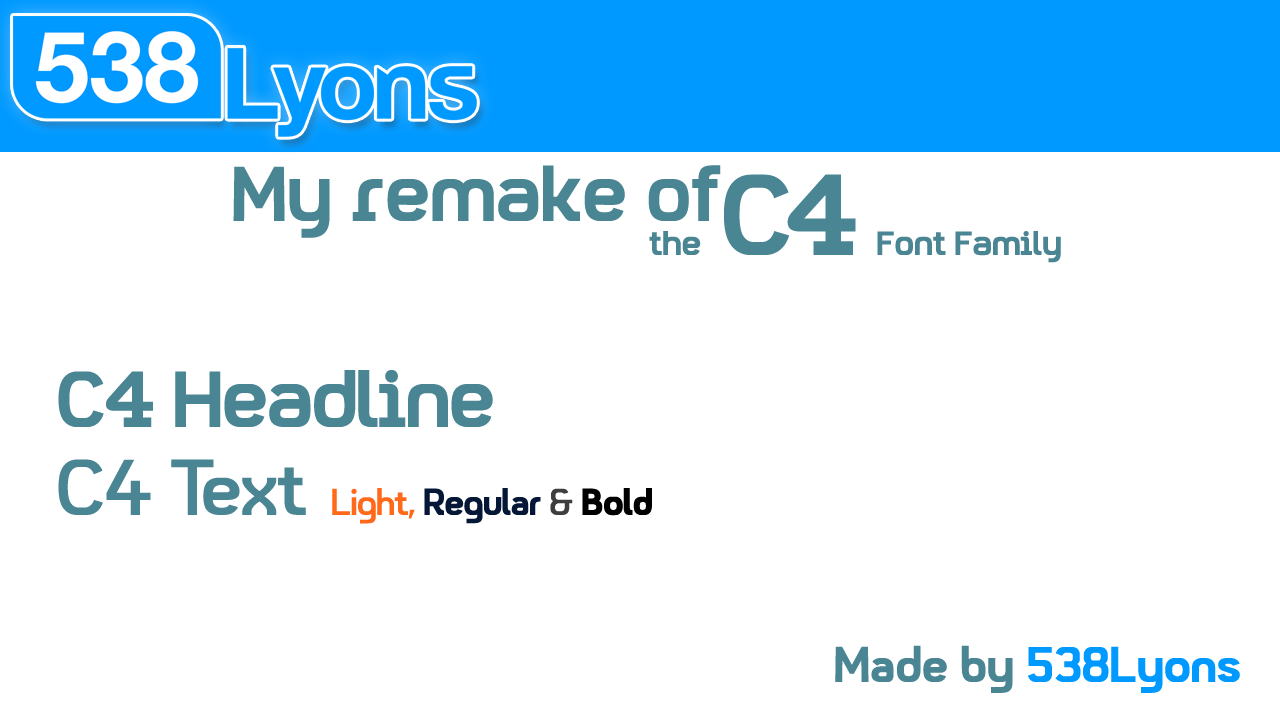 C4 Remake Fonts by DLEDeviant on DeviantArt