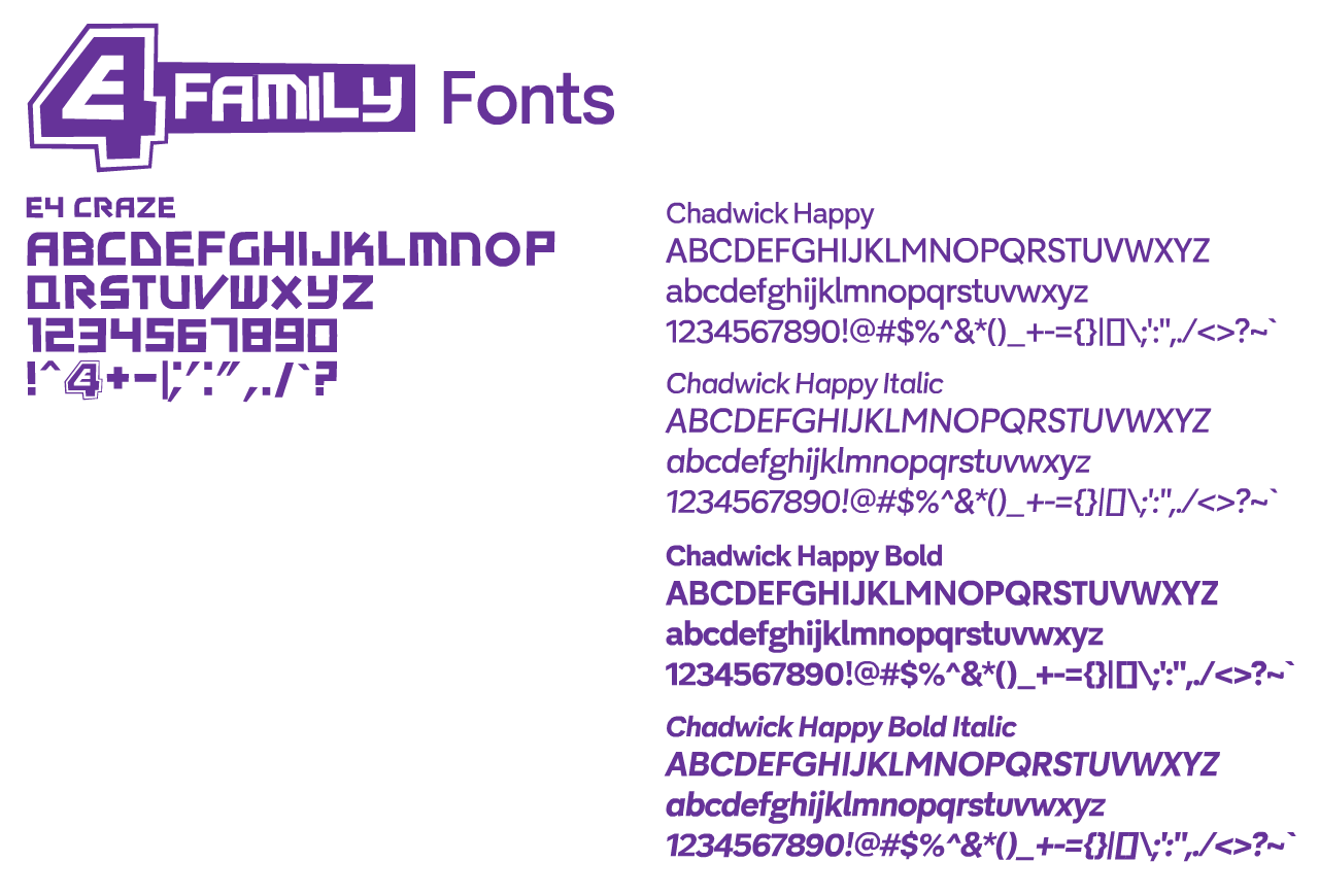 E4 Family Fonts by DLEDeviant on DeviantArt