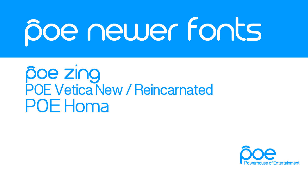 POE Newer Fonts by DLEDeviant on DeviantArt