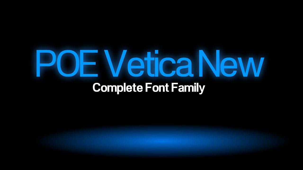 POE Vetica New Complete Font Family by DLEDeviant on DeviantArt