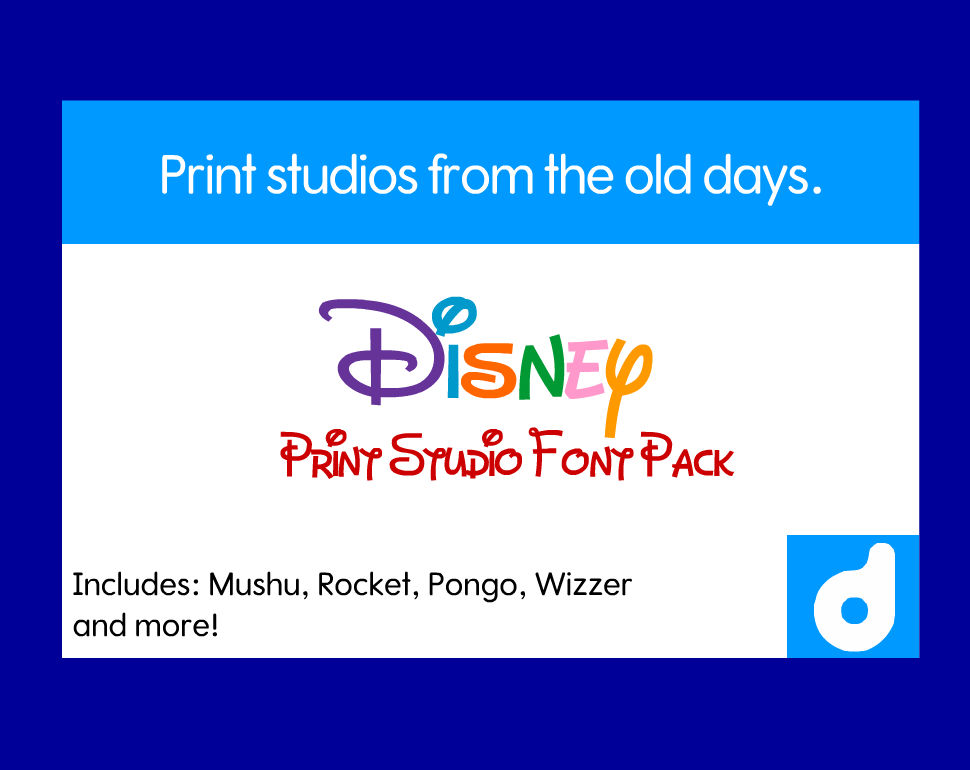 Disney Print Studio Fonts by DLEDeviant on DeviantArt