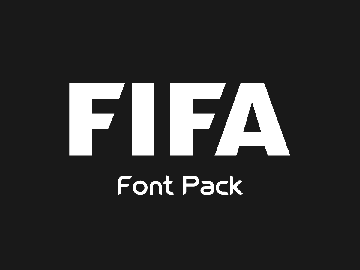 FIFA Font Pack by DLEDeviant on DeviantArt