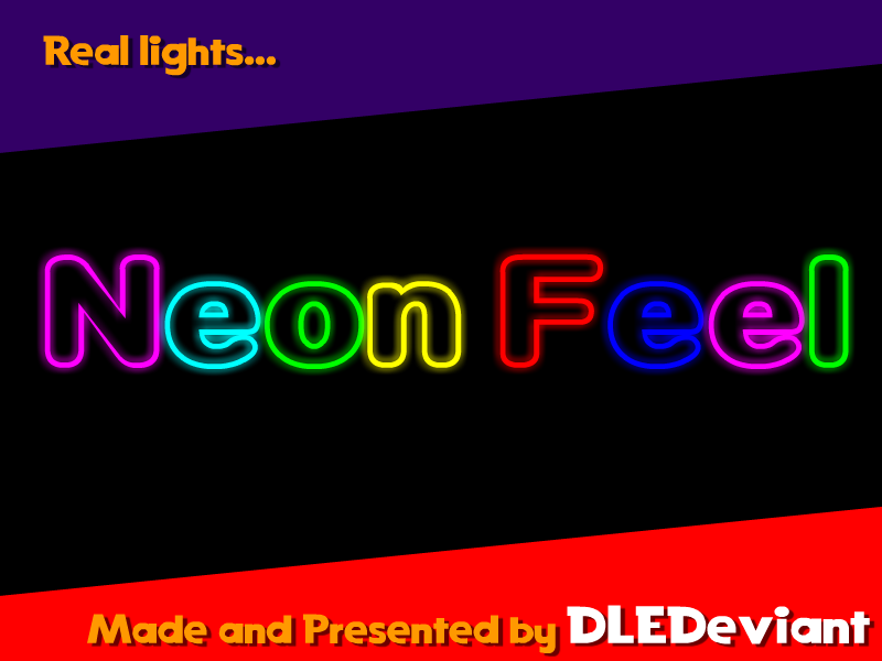 Neon Feel (ORIGINAL FONT) by DLEDeviant on DeviantArt