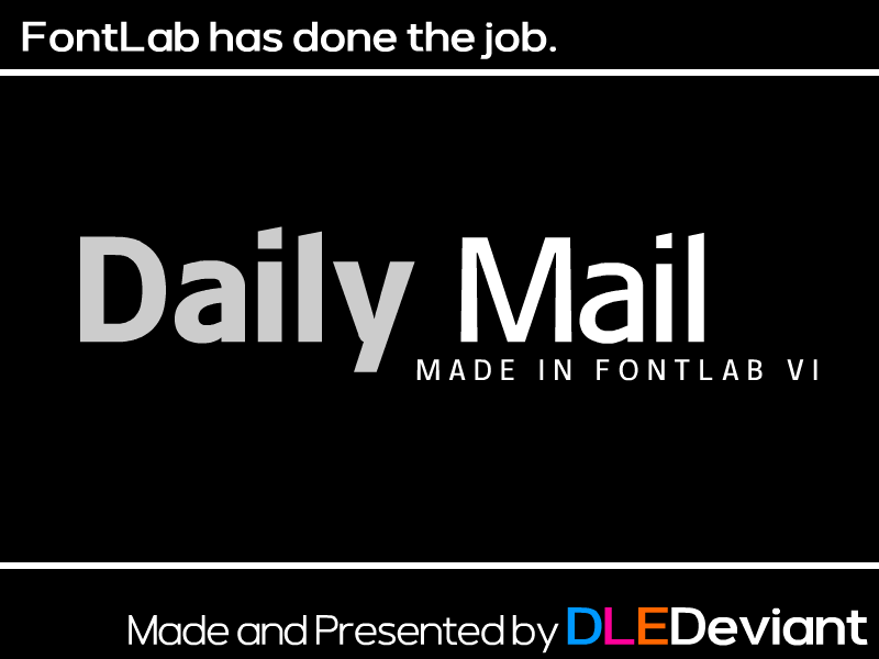 Daily Mail (Original Font) by DLEDeviant on DeviantArt