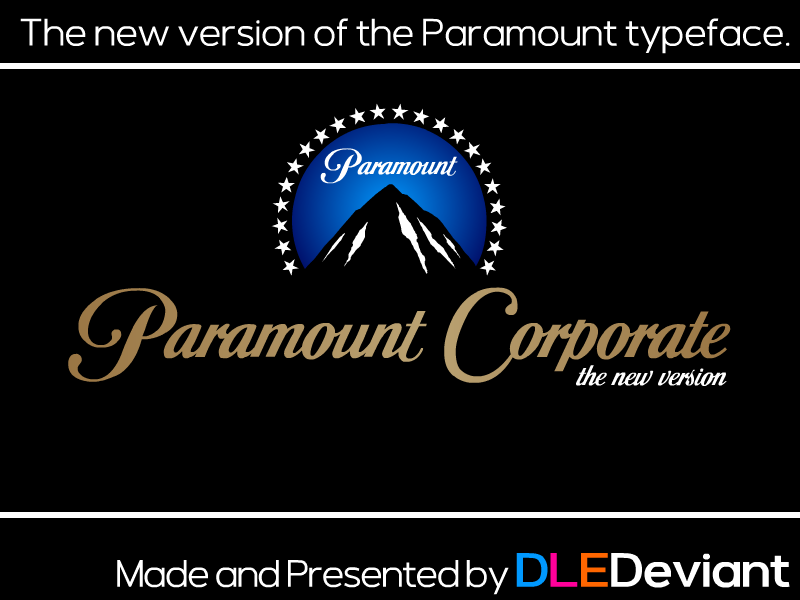 Paramount Logo Font