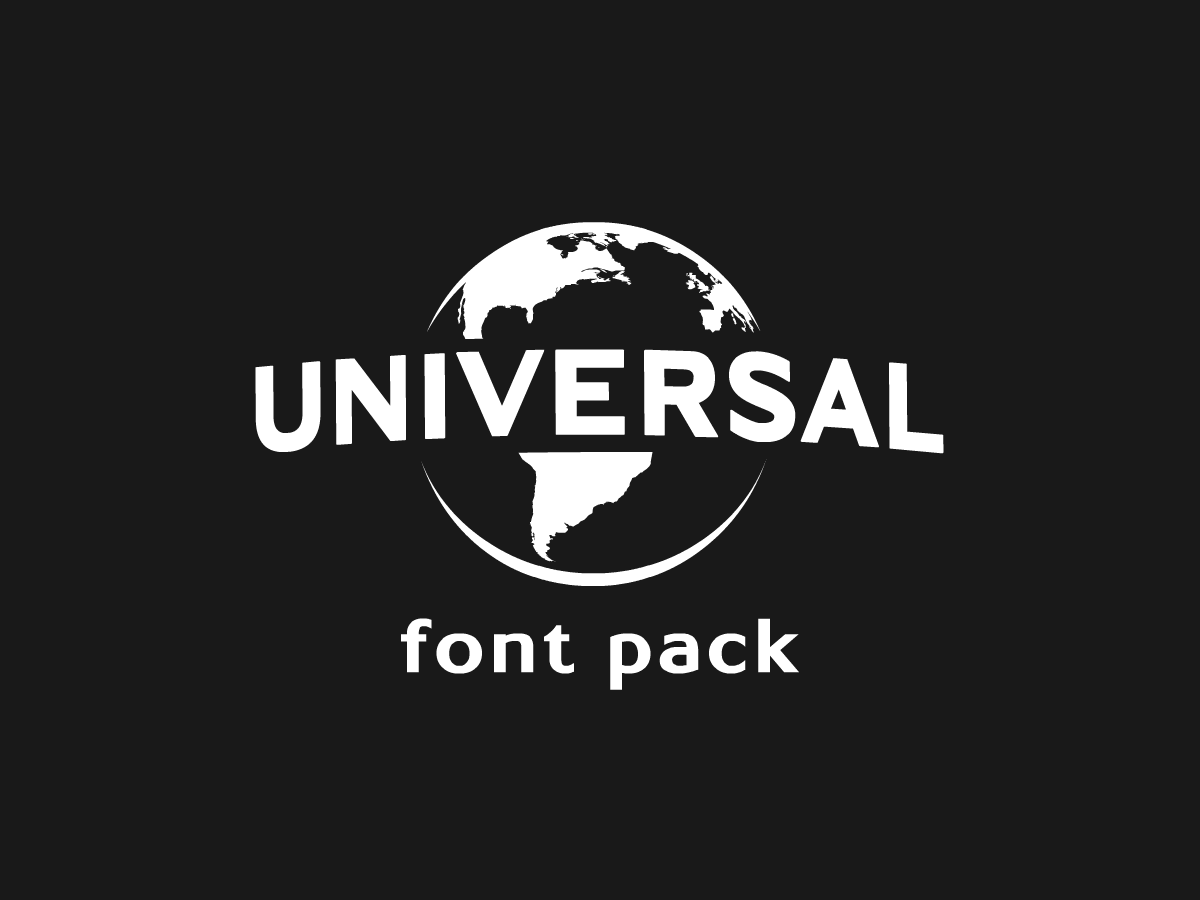 Universal Font Pack by DLEDeviant on DeviantArt