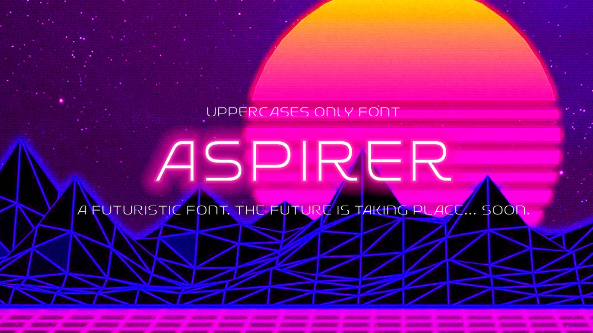 Aspirer (Original Font) by DLEDeviant on DeviantArt