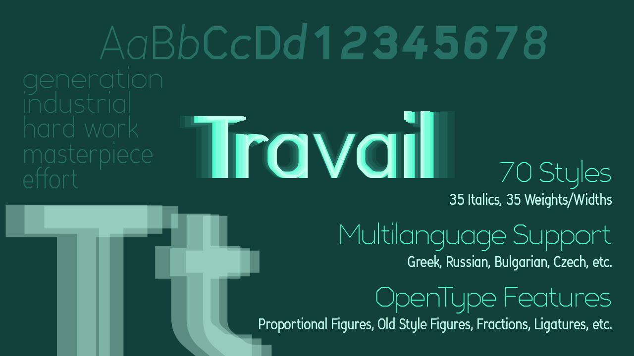 Travail (ORIGINAL FONT) by DLEDeviant on DeviantArt