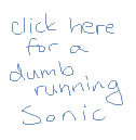 Dumb Running Sonic by cygnetlotus on DeviantArt