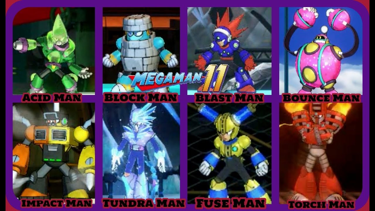 megaman 11: playable robot masters FLASH VIDEO by Ruby-Timeman on ...