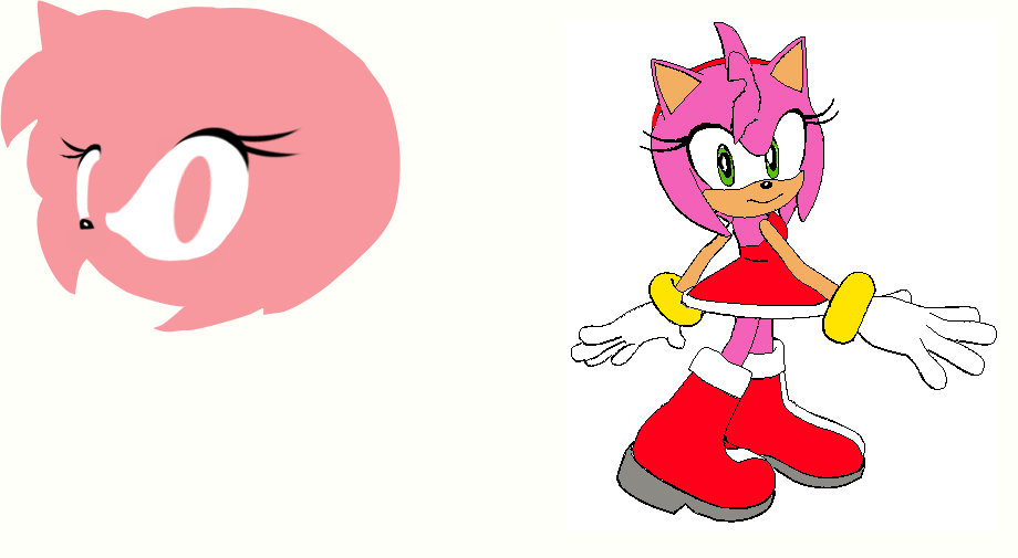 Amy rose the hedgehog by dragonvampie on DeviantArt