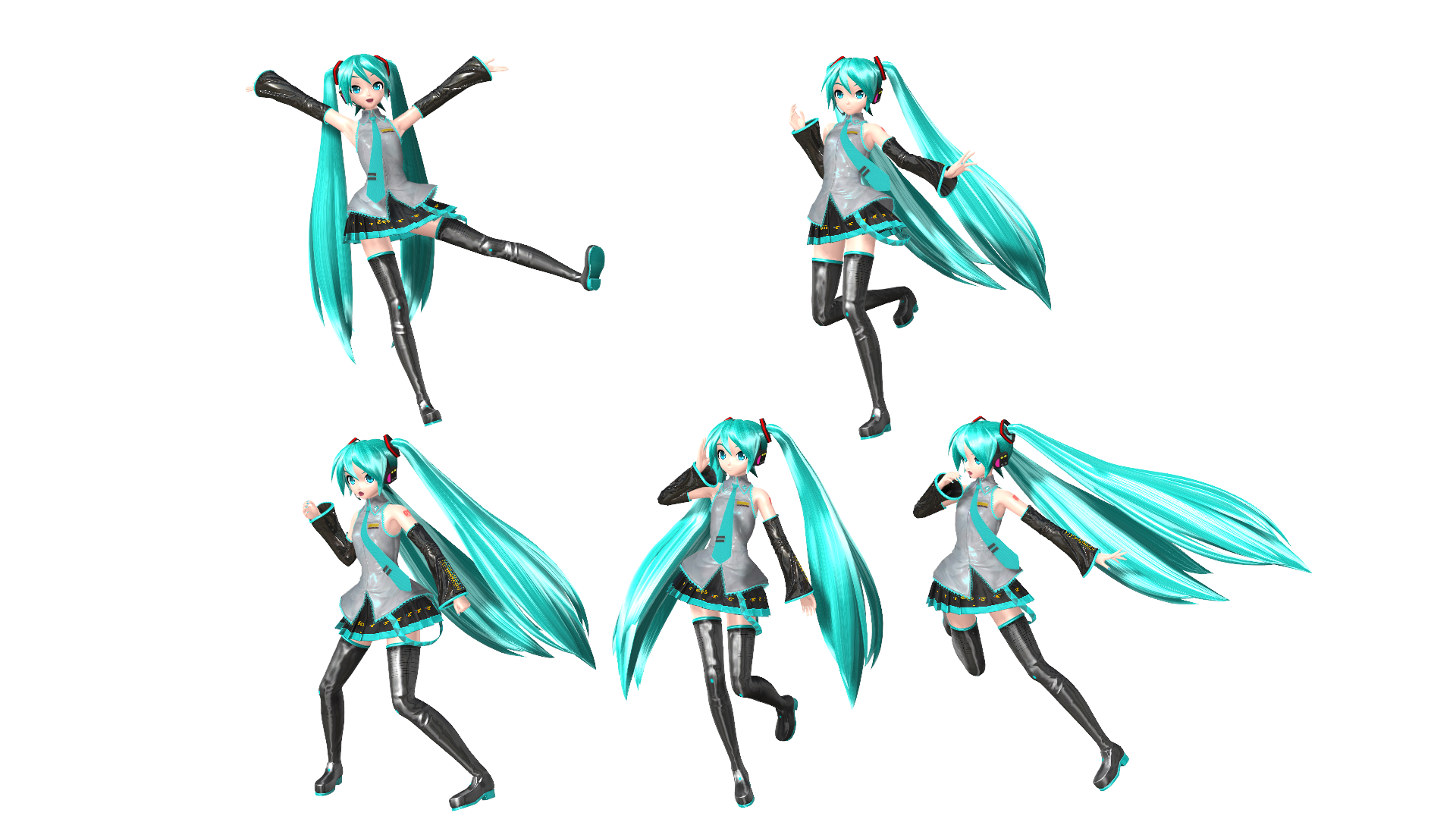 [MMD] Magical Mirai Pose Pack by LukeSakurai on DeviantArt