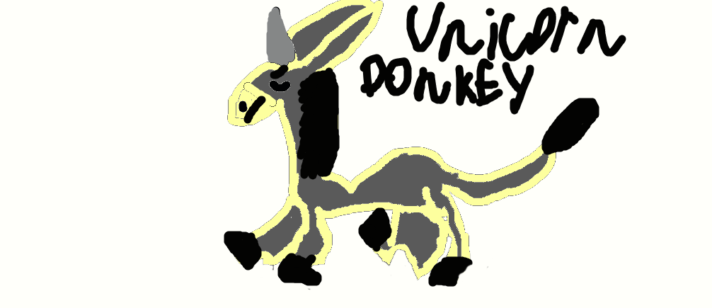 unicorn donkey by Solgalovamaria on DeviantArt